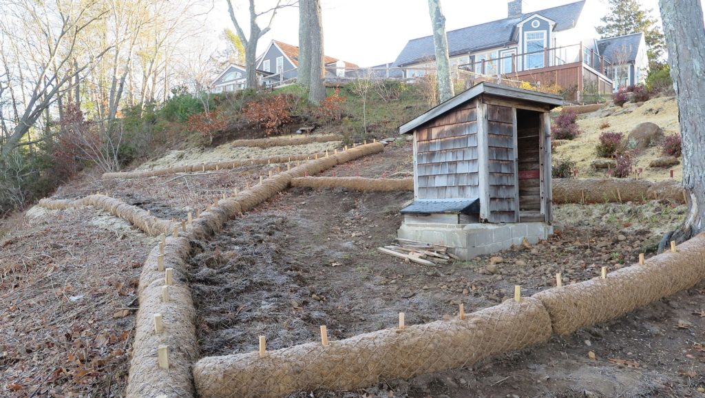 Coir Erosion Control Logs in Connecticut Landscapes | Fibredust